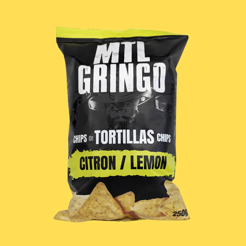 Lemon tortilla chips - 250g – GrignotinesQc
